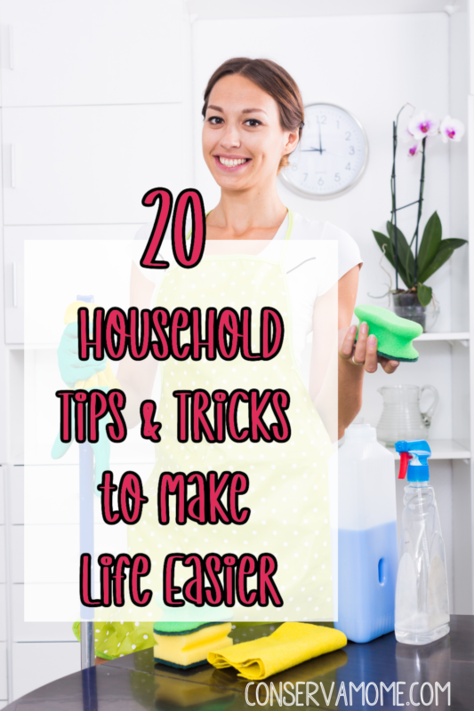 20 Household Tips & Tricks to Make Life Easier - ConservaMom