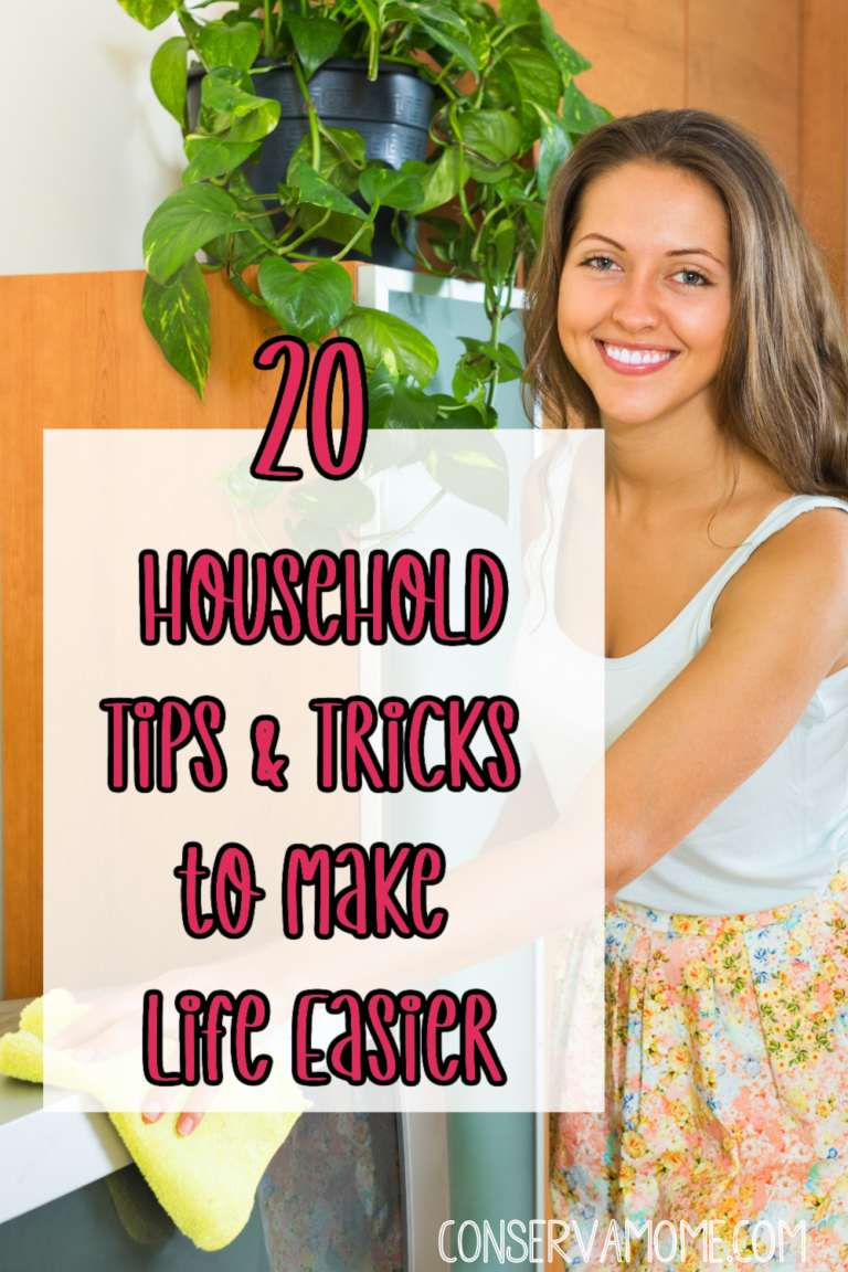 20 Household Tips & Tricks to Make Life Easier - ConservaMom