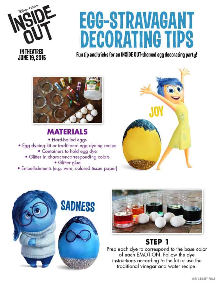 Disney's Inside Out Family Activity Kit! - ConservaMom