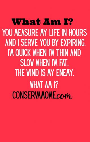 Riddles to make you think - ConservaMom