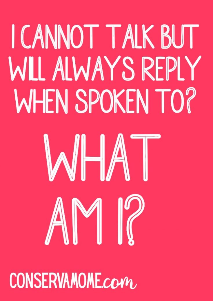 ConservaMom - Riddle of The Day + Some Tricky Riddles - ConservaMom