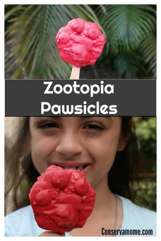 Zootopia Pawsicles Recipe - ConservaMom