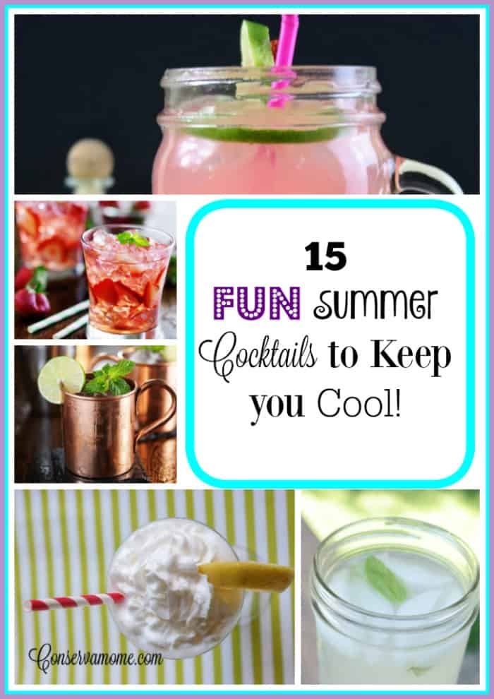 15 Fun Summer Cocktails to Keep you Cool! - ConservaMom