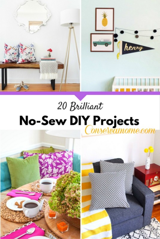 20 Brilliant No-Sew DIY Projects - ConservaMom