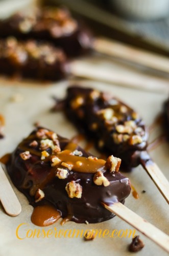 Chocolate Turtle Apple Slices : A unique dessert idea
