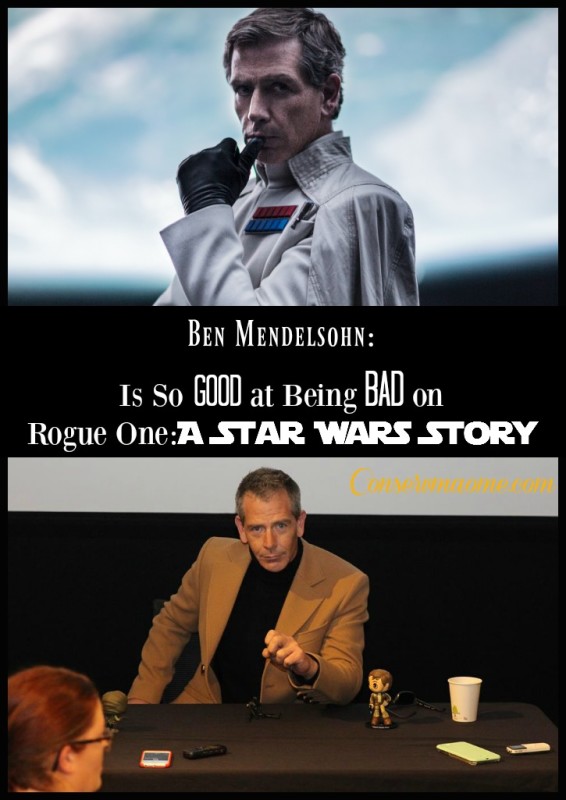 Ben Mendelsohn on his role as Director Orson Krennic