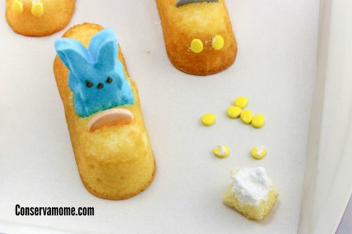 DIY Bunny Peep Racers - A fun Easter Dessert - ConservaMom