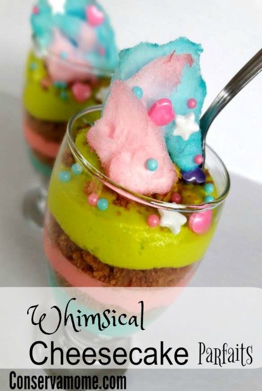 Whimsical Cheesecake Parfaits - ConservaMom