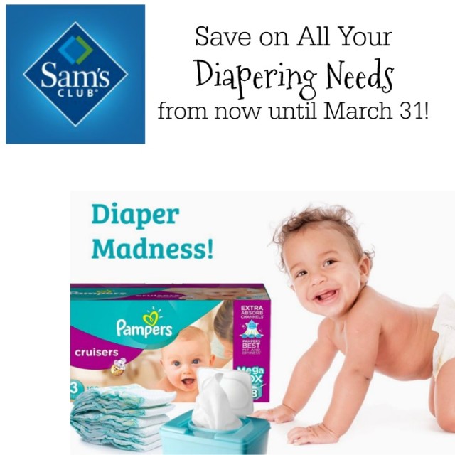 Save on all Your Diapering Needs at Sam's Club! #DiaperMadness ...