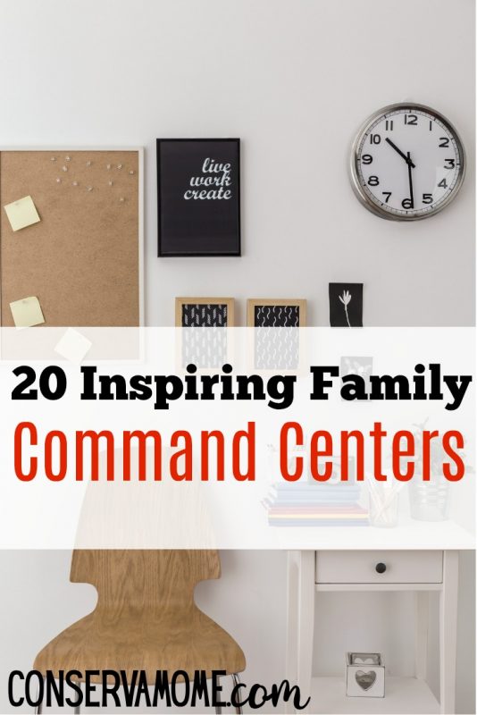 20 Inspiring Family Command Centers - ConservaMom