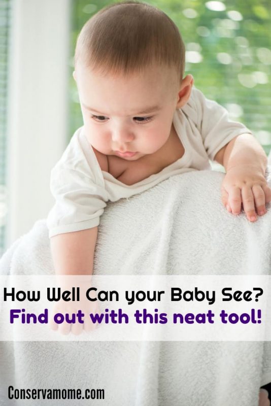 How Well Can a Baby See? Find out with this neat tool! - ConservaMom