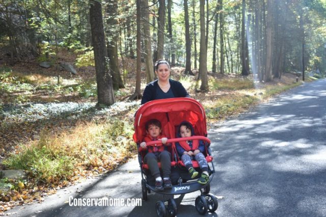 5 Tips to Enjoy a Fall walk with Little Kids & Joovy ScooterX2 Stroller ...