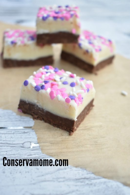 Two Layer Fudge Recipe -Easiest Ever Fudge Recipe - ConservaMom