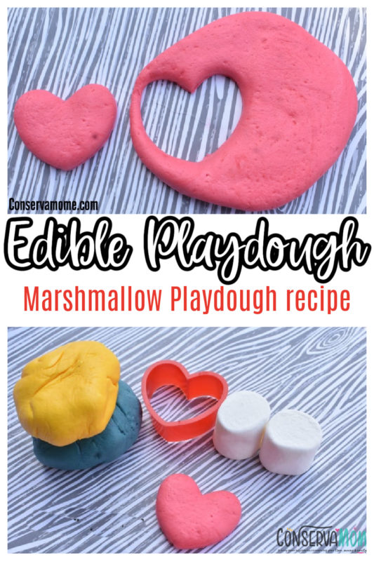 Edible Playdough - Marshmallow Playdough Recipe - ConservaMom