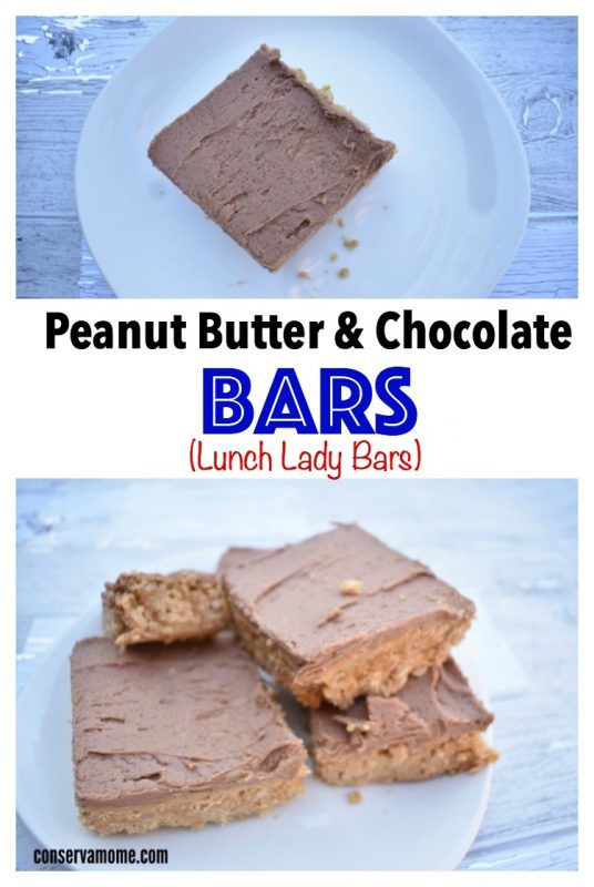 Peanut Butter and Chocolate Bars Recipe (Lunch Lady Bars) - ConservaMom