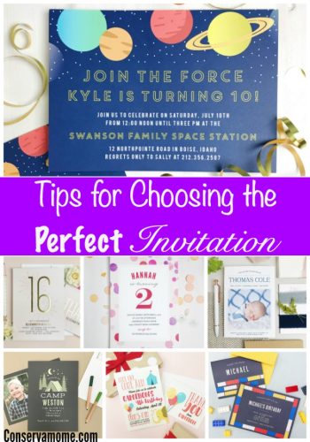 Tips for Creating the Perfect Invitation for Your Event - ConservaMom