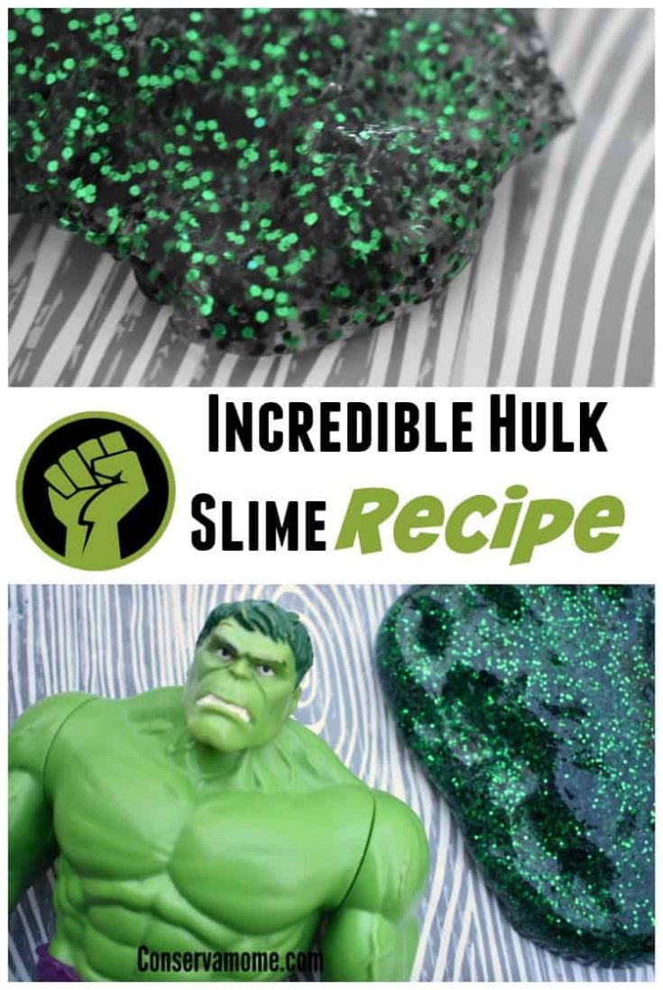 Hulk Slime Recipe - ConservaMom