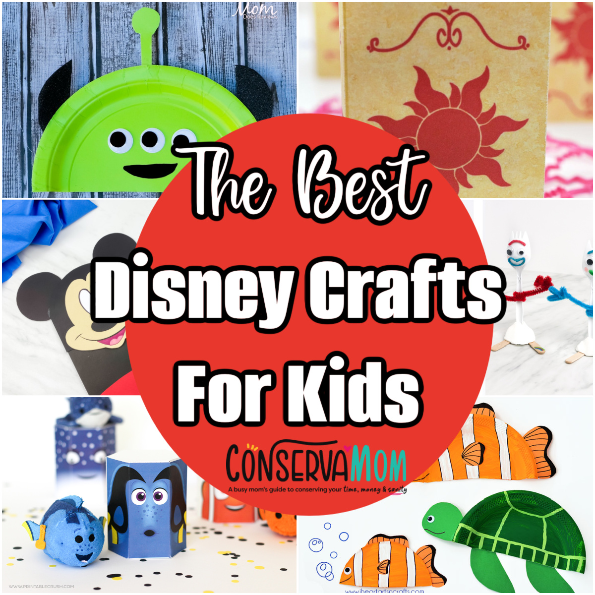 30 of The Best Disney Crafts for Kids - ConservaMom