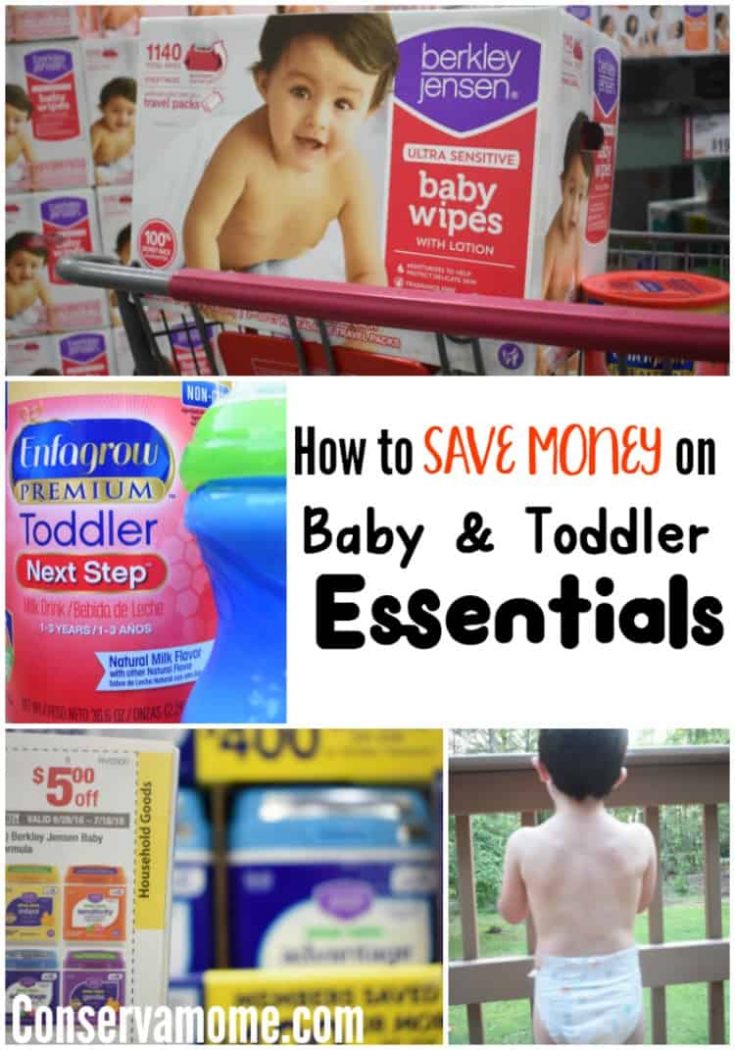 How to Save Money on Baby & Toddler Essentials! - ConservaMom