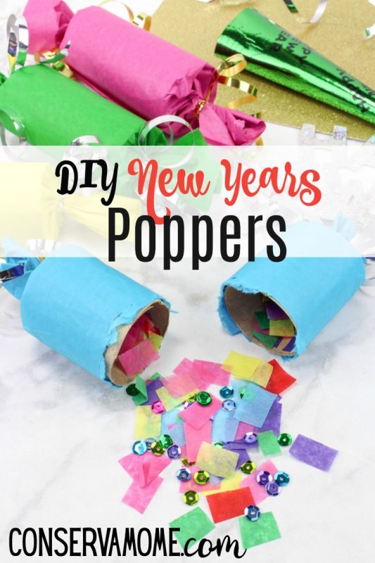 DIY New Years Eve Poppers - ConservaMom