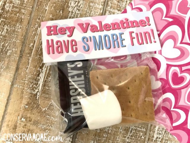 S'mores Free Valentine's Day Craft Printable - ConservaMom