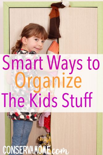 Smart Ways to Organize The Kids Stuff - ConservaMom