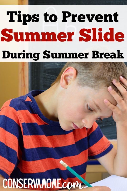 Tips to Prevent Summer Slide During Summer Break - ConservaMom