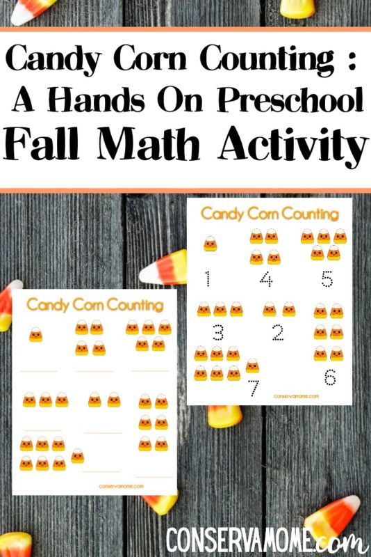 Candy Corn Counting : A Hands On Preschool Fall Math Activity