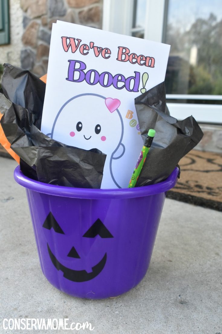 How to Boo Your Neighbors + 5 You've Been Booed Printable signs