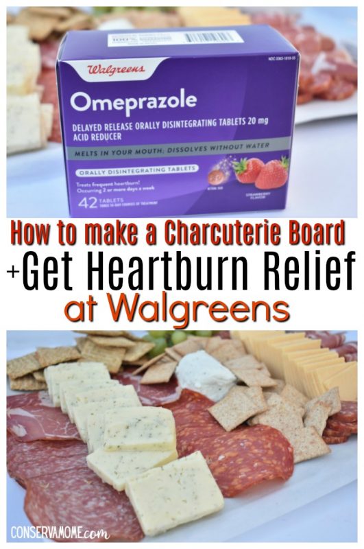 How to make a Charcuterie Board + Get Heartburn Relief at Walgreens