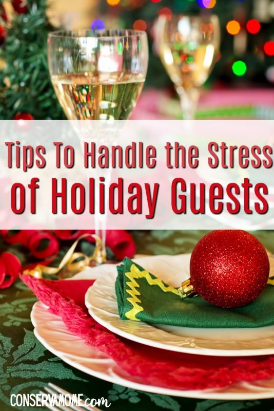 Tips To Handle the Stress of Holiday Guests - ConservaMom