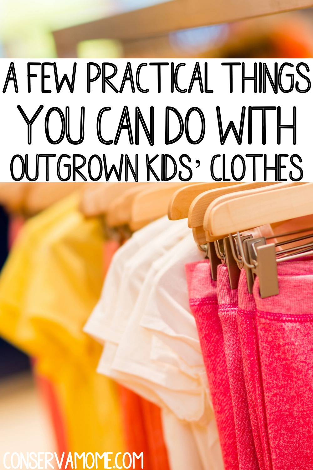 A few practical things you can do with outgrown kids' clothes.