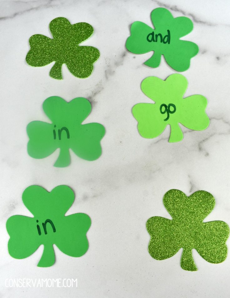 St.Patrick's Day Literacy Memory Match - ConservaMom