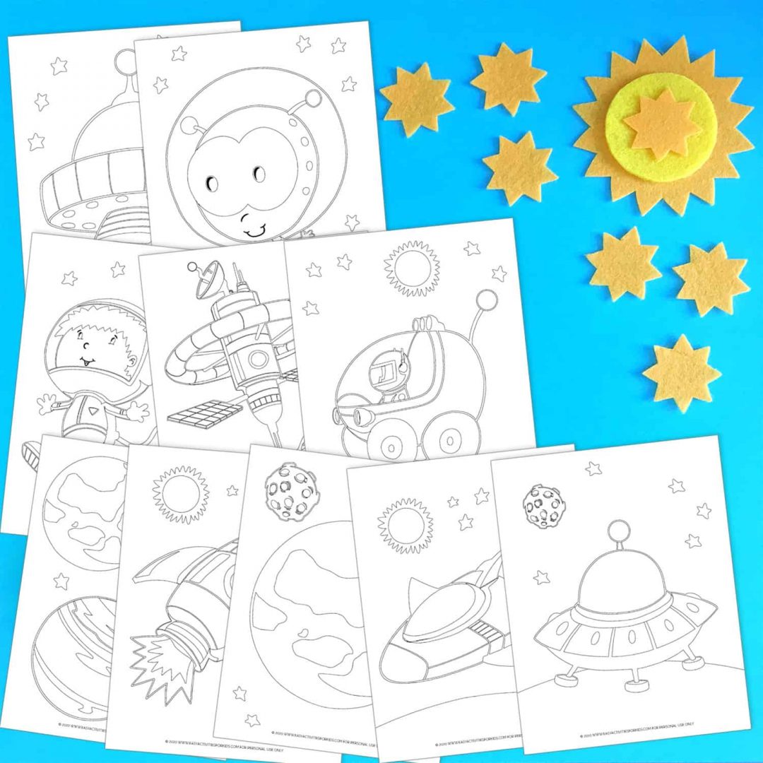 20+ Outer Space Crafts for Kids That are Out of this World