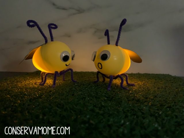 DIY Glowing Fireflies Upcycled Kids Craft - ConservaMom