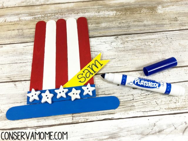 Patriotic Popsicle Kids Craft Activity - ConservaMom
