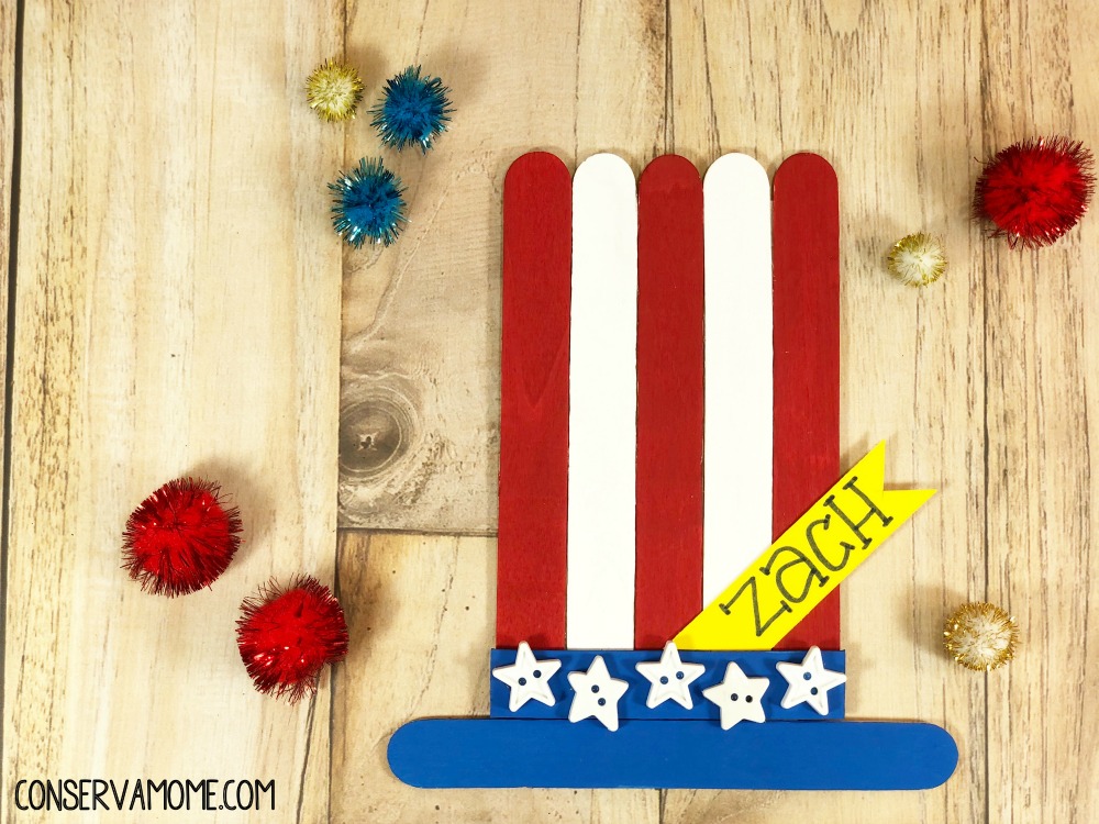 Patriotic Popsicle Kids Craft Activity - ConservaMom