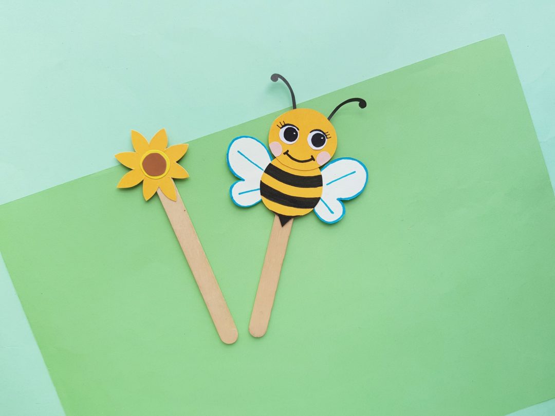 ConservaMom - Adorable Bumblebee puppet craft for kids : An easy bee ...