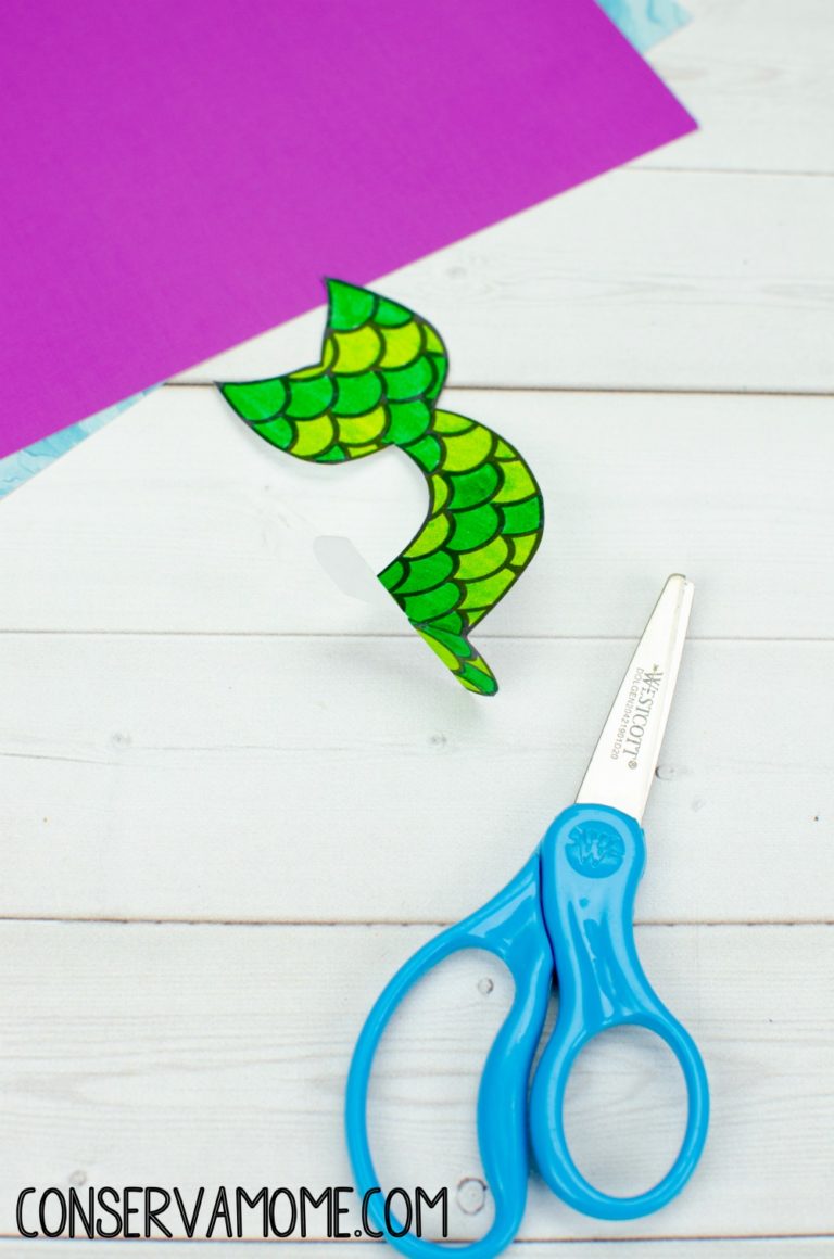 Mermaid Toilet paper roll craft : An easy Mermaid craft