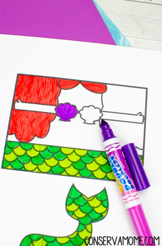 Mermaid Toilet paper roll craft : An easy Mermaid craft