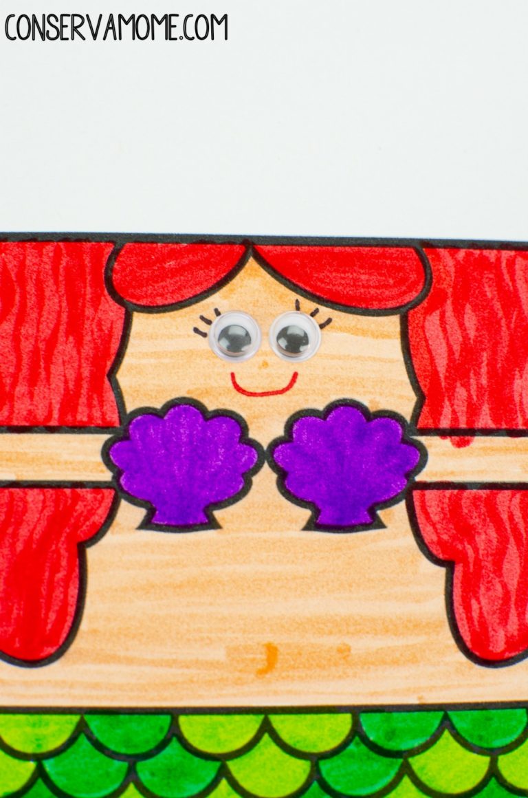 Mermaid Toilet paper roll craft : An easy Mermaid craft