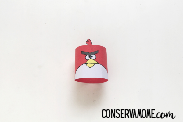 Angry Birds Craft with free printable template - ConservaMom