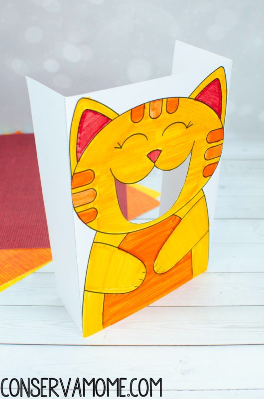 Feed the Cat Early Learning Game with Free Printable - ConservaMom
