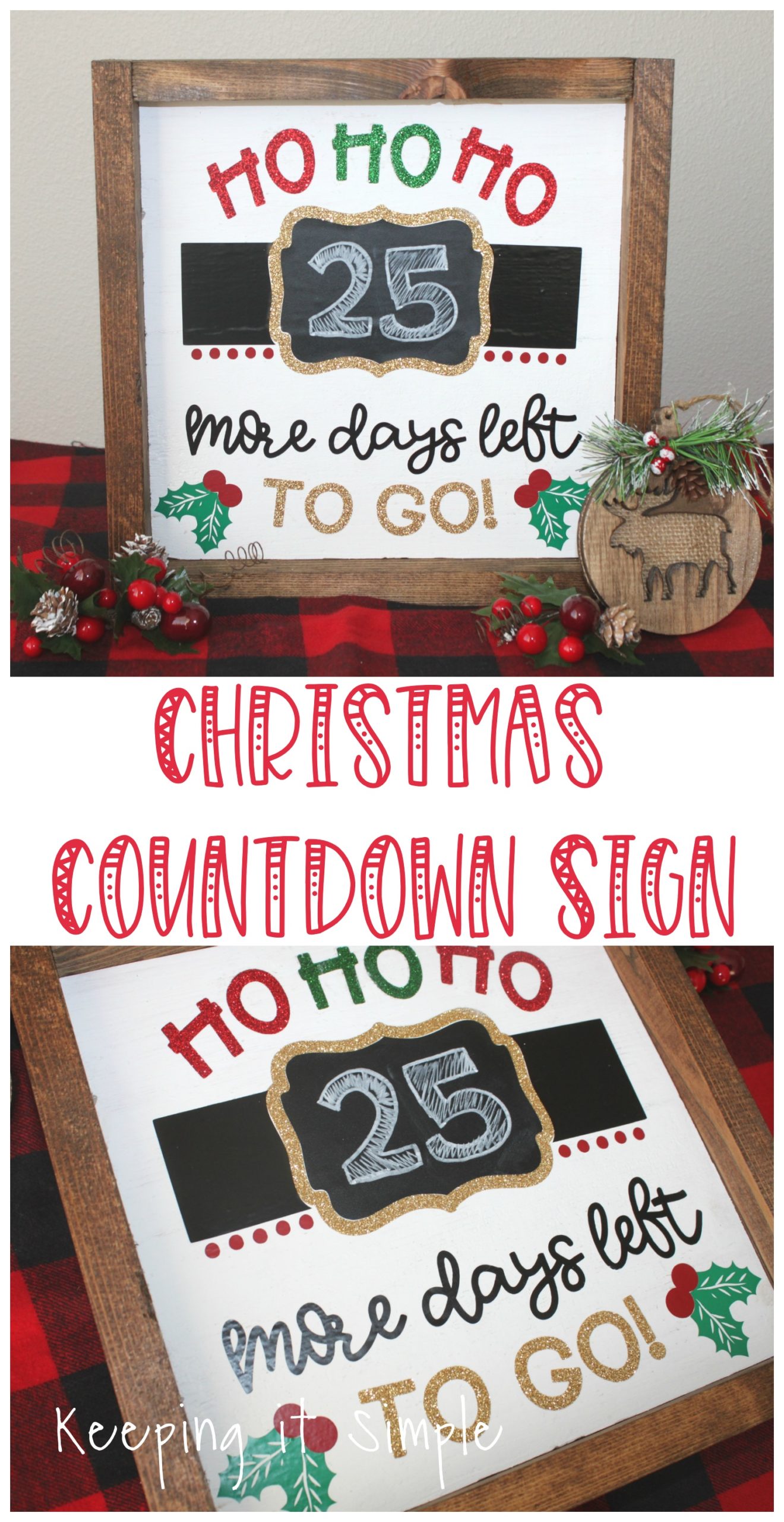 20+ DIY Christmas Signs perfect for Christmas Cheer! - ConservaMom