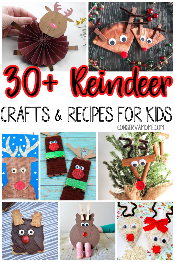 ConservaMom - Fun & Easy Reindeer Craft & Recipes for Kids - ConservaMom