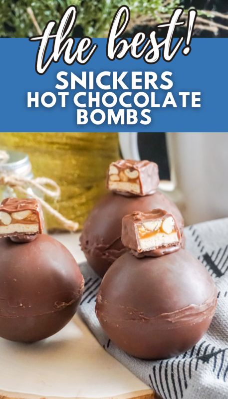 Snickers Hot Chocolate Bomb : Unique hot chocolate bomb recipe ...