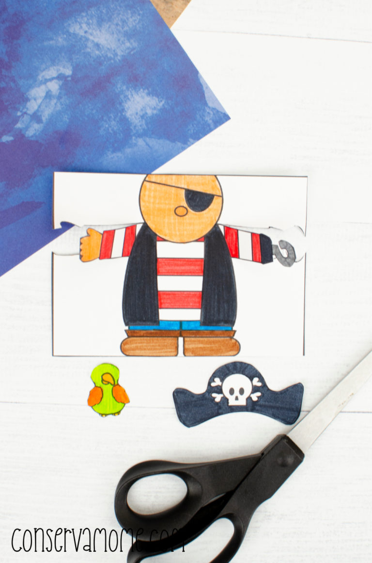 Pirate Toilet Paper roll craft: A fun Pirate Themed Craft For kids