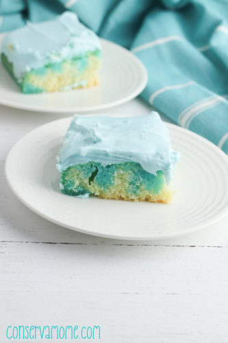 Sonic Ocean Water Poke Cake Recipe : An Easy Poke cake recipe