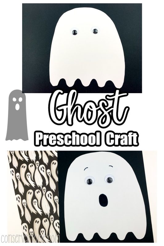 Non Spooky Ghost Craft For Preschool - ConservaMom
