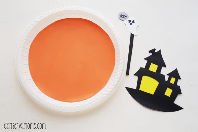 Haunted House Paper Plate Halloween Craft - ConservaMom
